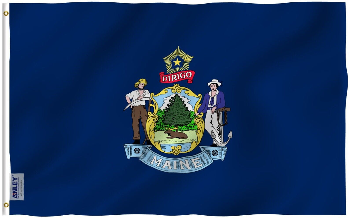 Maine State Flag – Victory Flagpoles